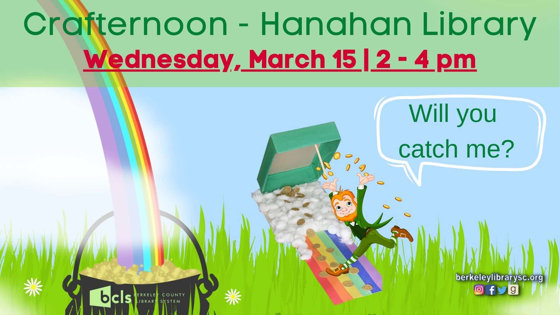 Hanahan Library is Building "Leprechaun Traps" - Holy City Sinner